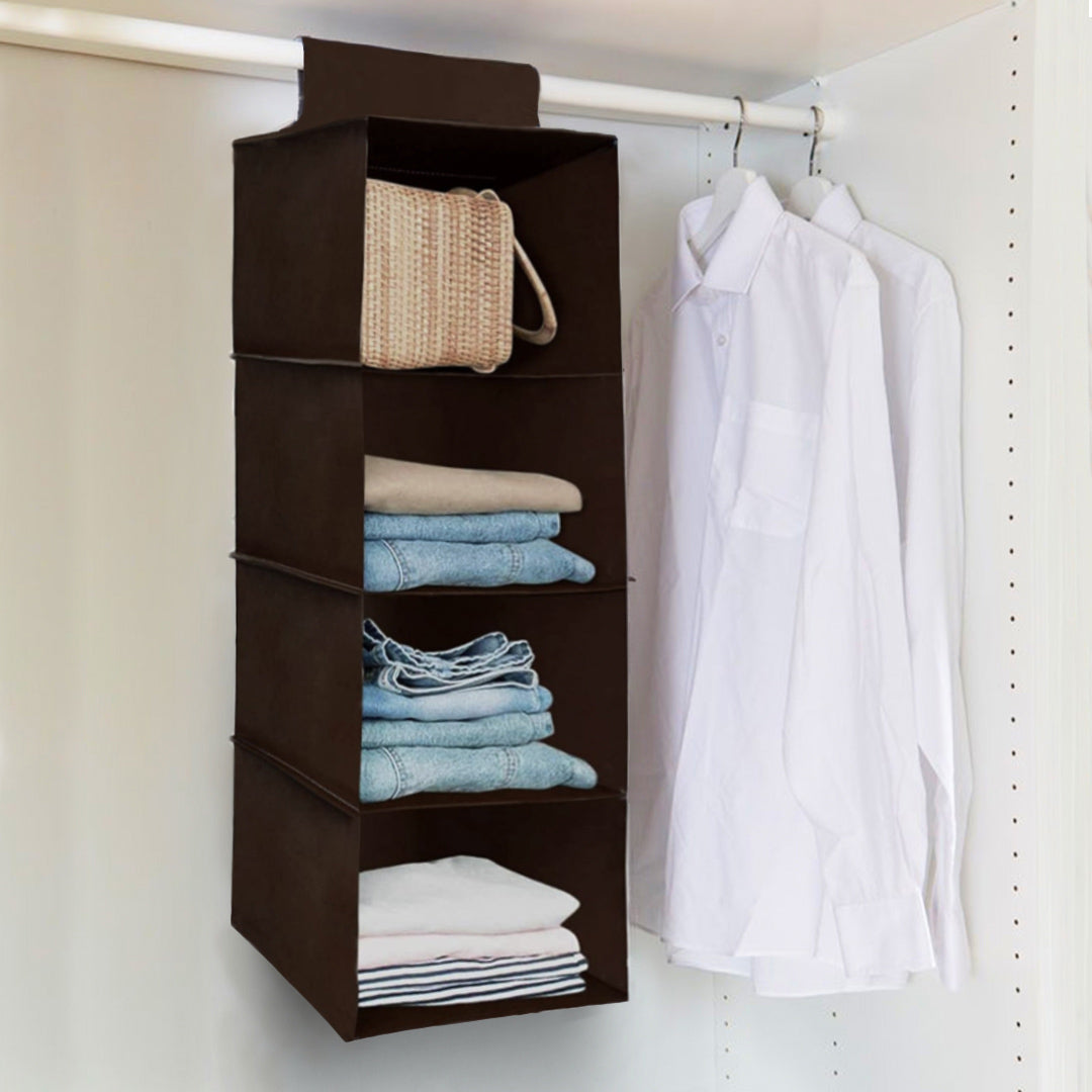 4 Layers Folding Closet Organizer ( Large Size) – Amalstores.pk